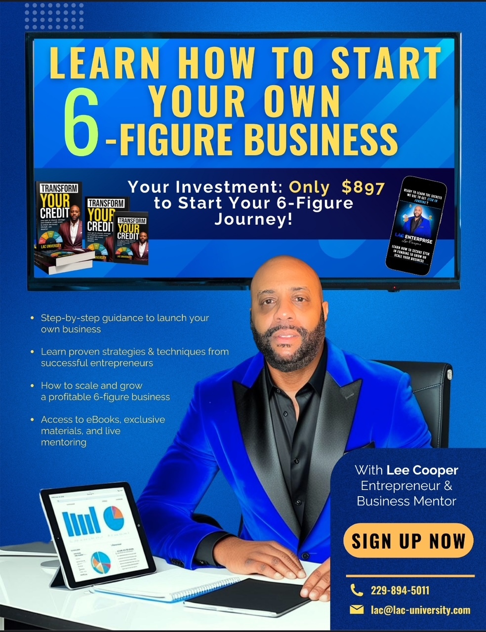 Start Your Own 6 figures a year Business