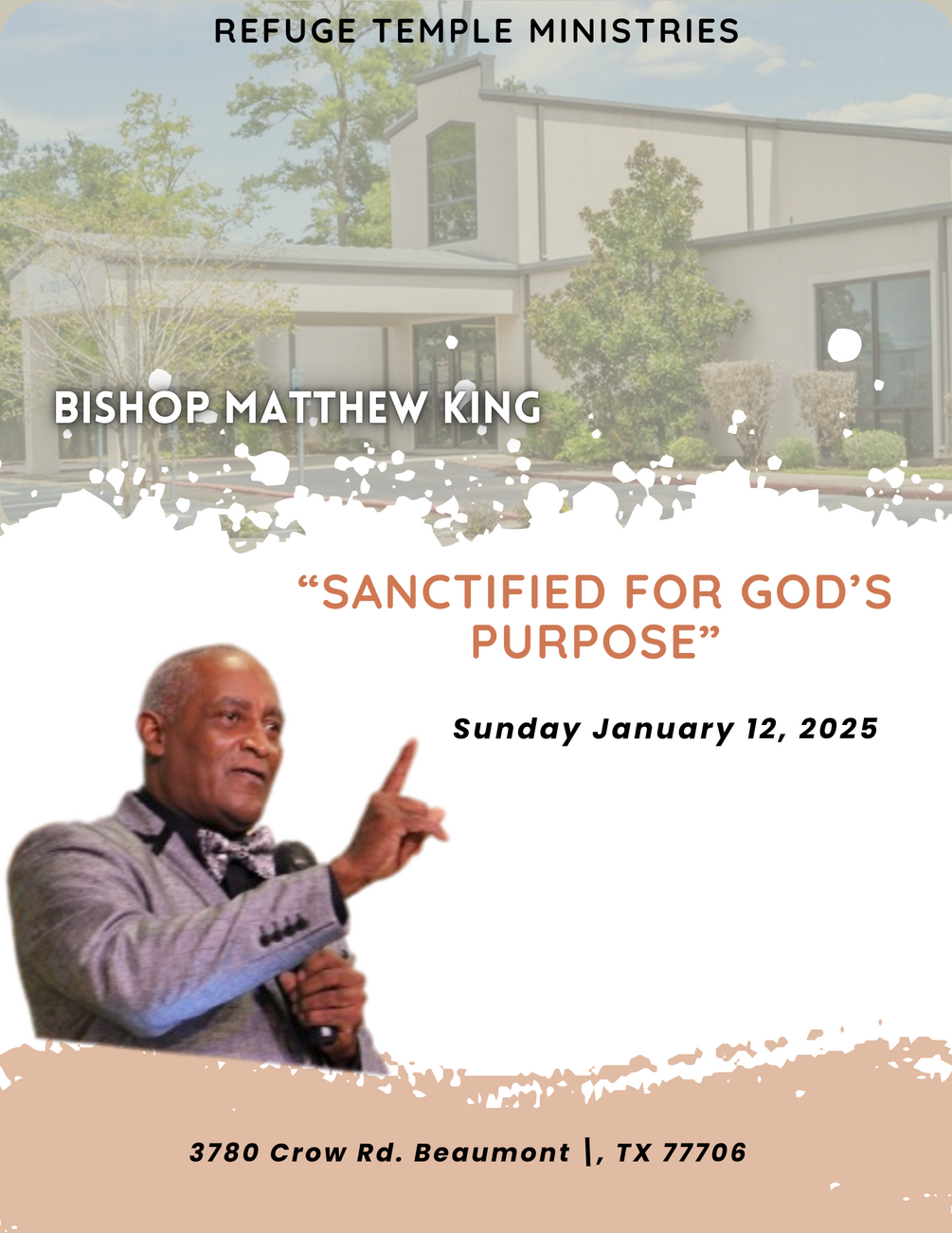 Bishop Matthew King "Sanctified For God's Purpose