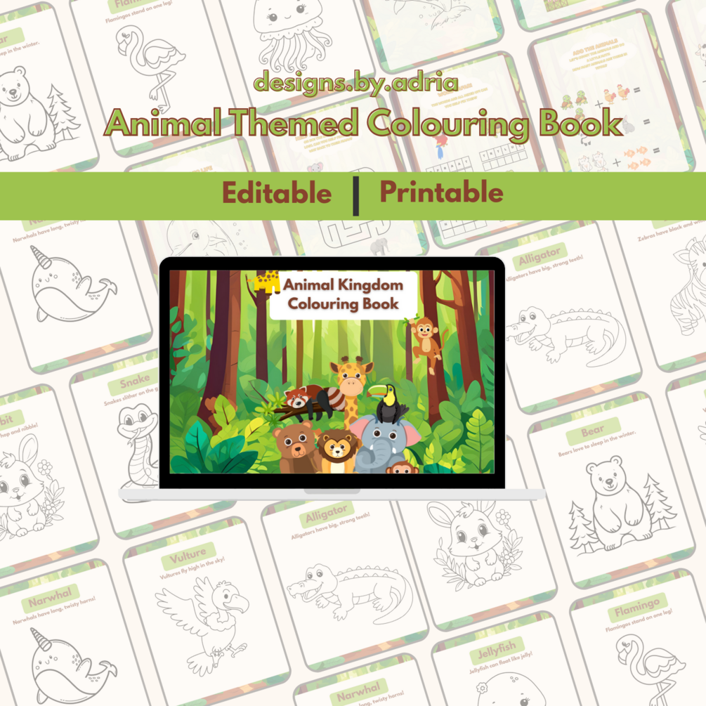 ABC Animal Coloring Book – Fun Alphabet Learning & Coloring Activity