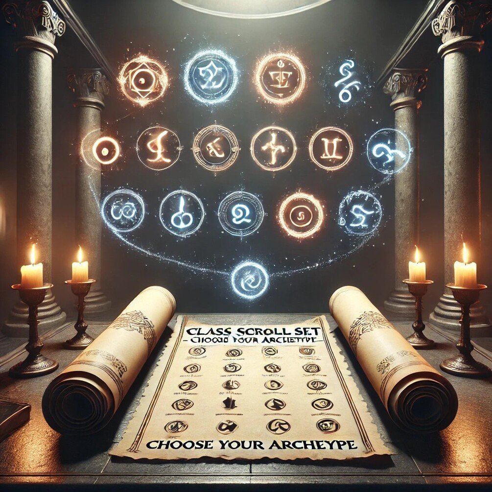 🧭 Product: Class Selection Sheet – The 13 Paths