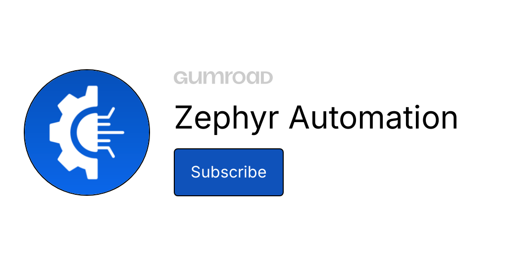 Zephyr Automation
