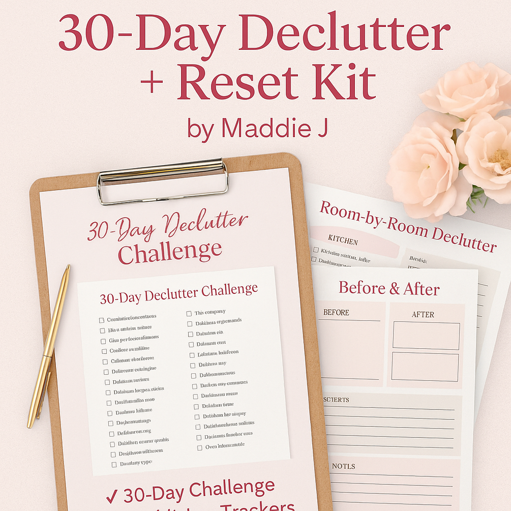 The Ultimate 30-Day Declutter + Reset Kit