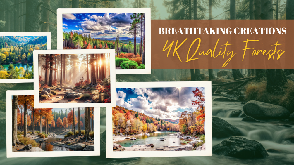 24 Breathtaking AI Forest Creations (4K Quality)
