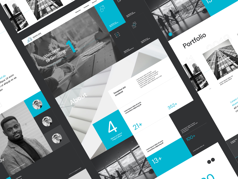 Gensling Architects - Website Template