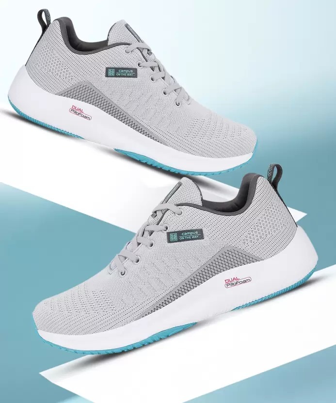 Campus TOLL Grey Men's Running Shoes