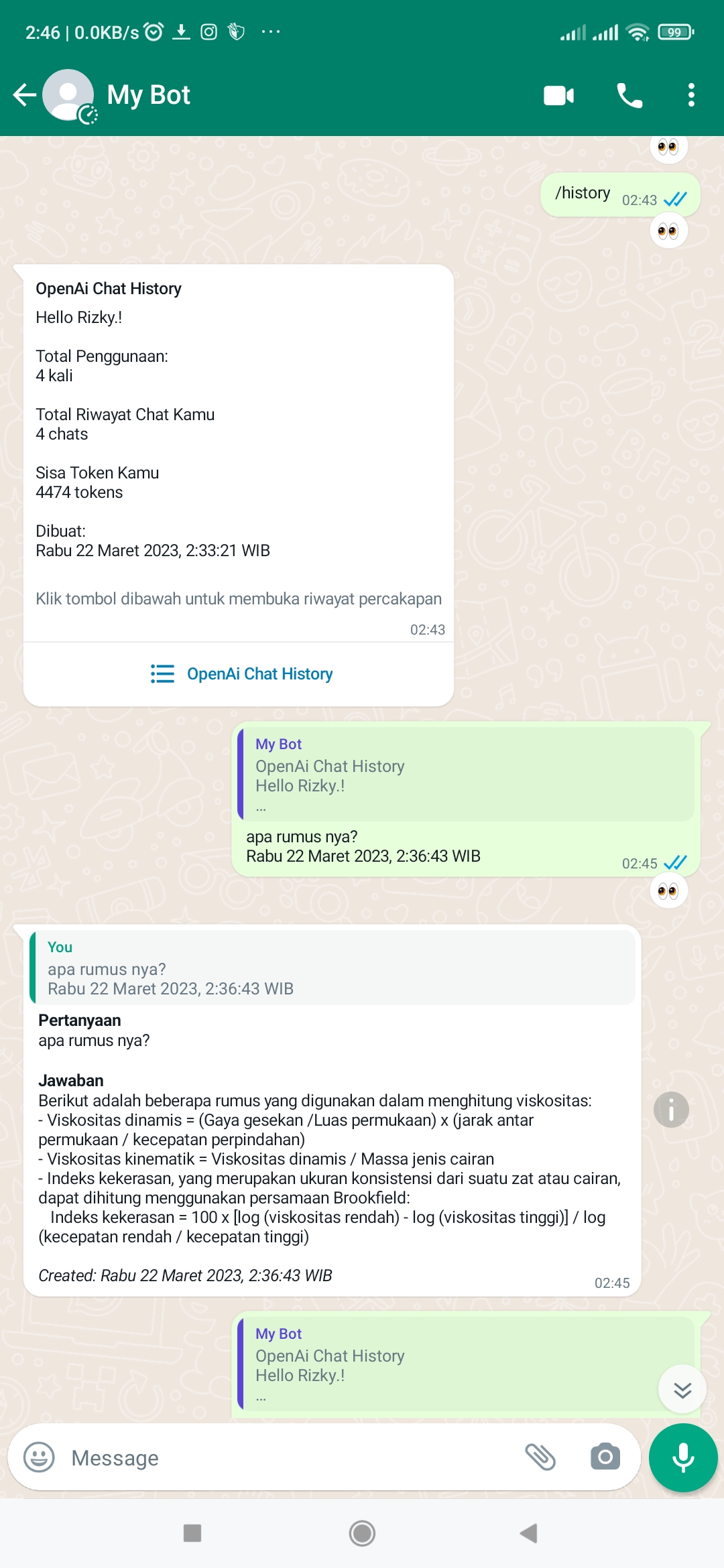 Chatbot WhatsApp with GPT3.5-Turbo