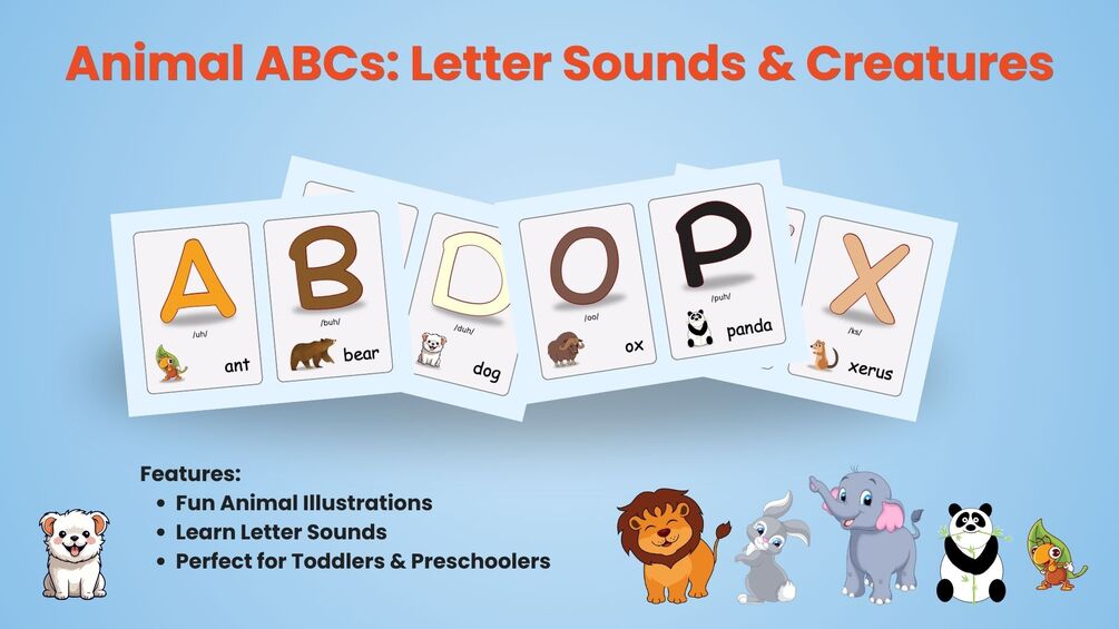 Animal ABCs: Letter Sounds & Creatures