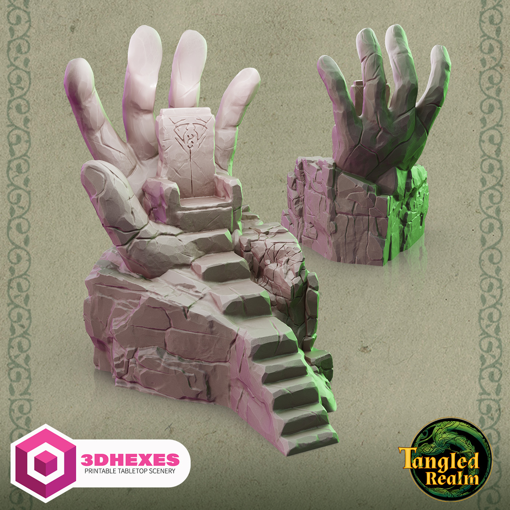 Stone Hand Throne