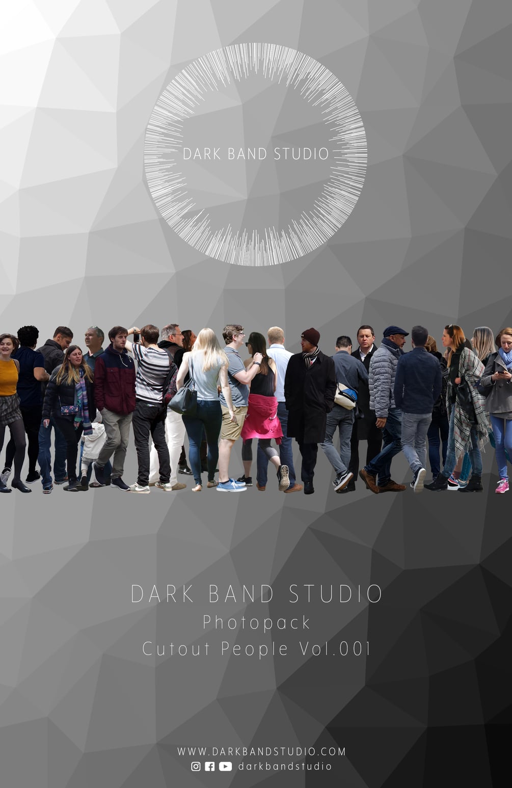 Dark Band Studio | Cutout People | Vol.001