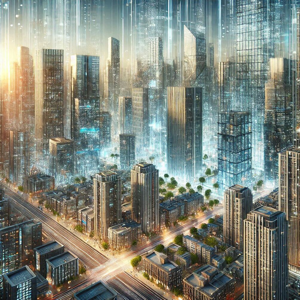 🏙️ "Futuristic Metropolis: A Kaleidoscope of Urban Architecture" 🌆