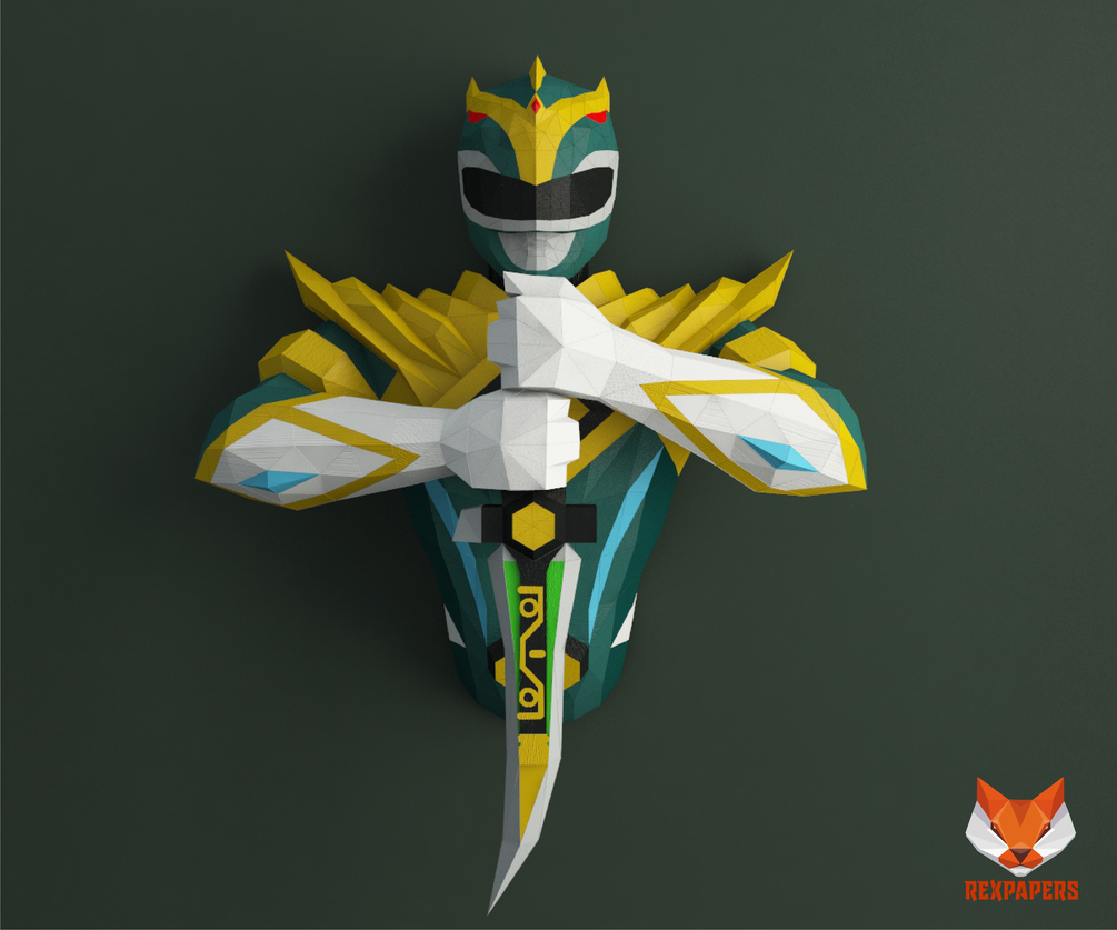 GREEN RANGERG PAPERCRAFT