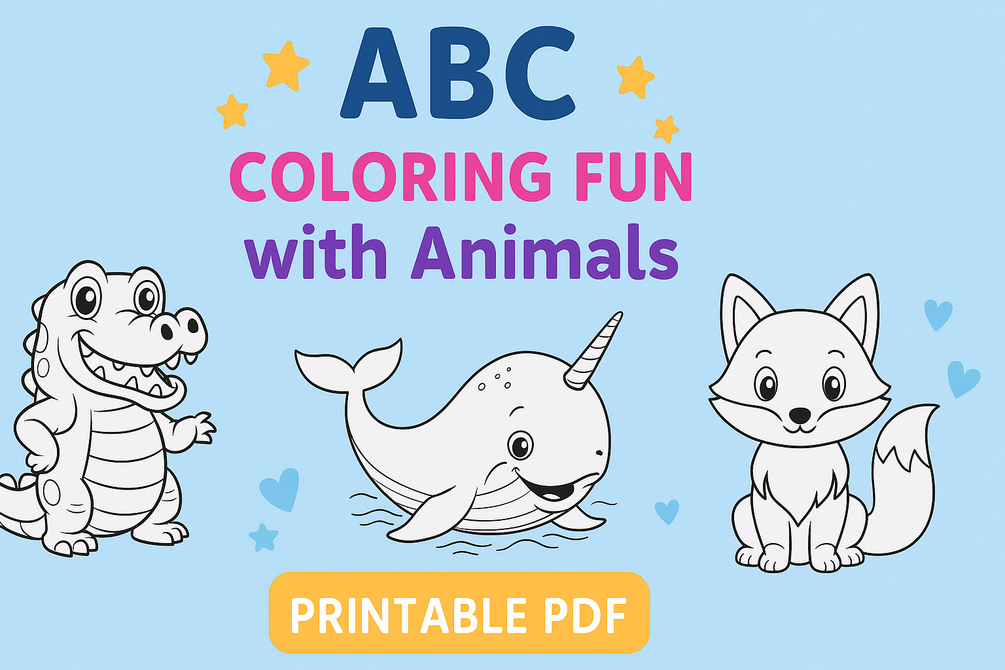 ABC Coloring fun with Animals
