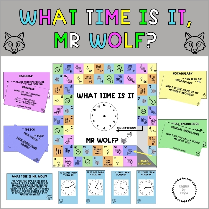 WHAT TIME IS IT MR WOLF?