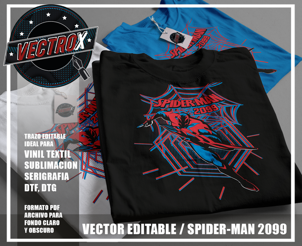 Vector Editable - Spider-Man 2099