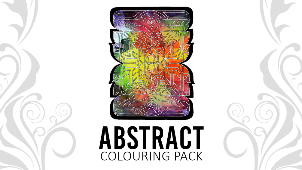 Abstract Colouring 5 Pack