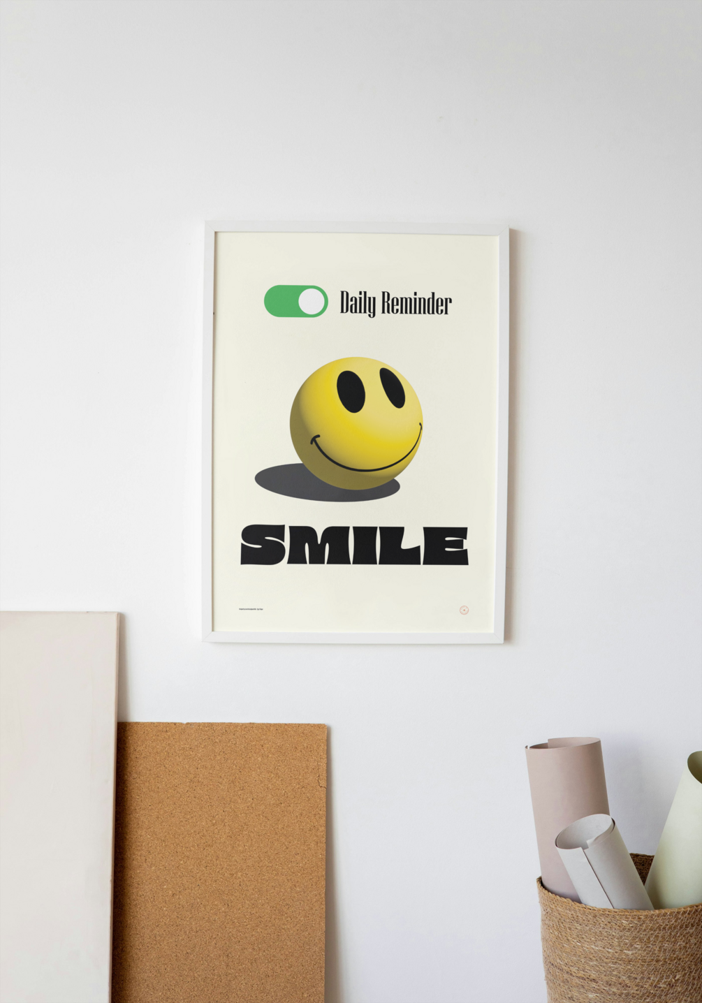 Daily Reminder Smile Digital Print