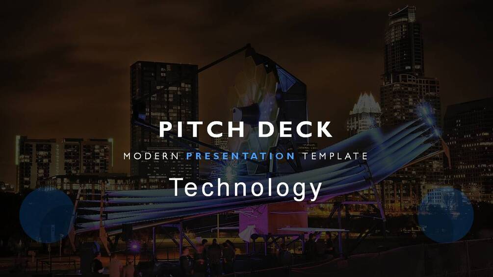 Technology Pitch Deck - Modern Presentation Template
