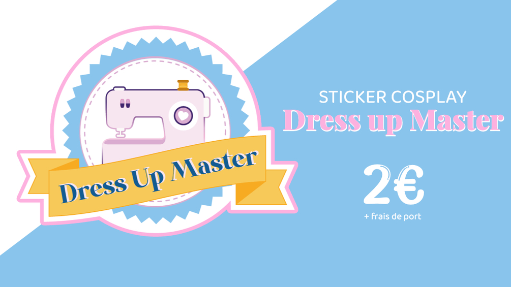 Sticker Cosplay " DRESS UP MASTER"