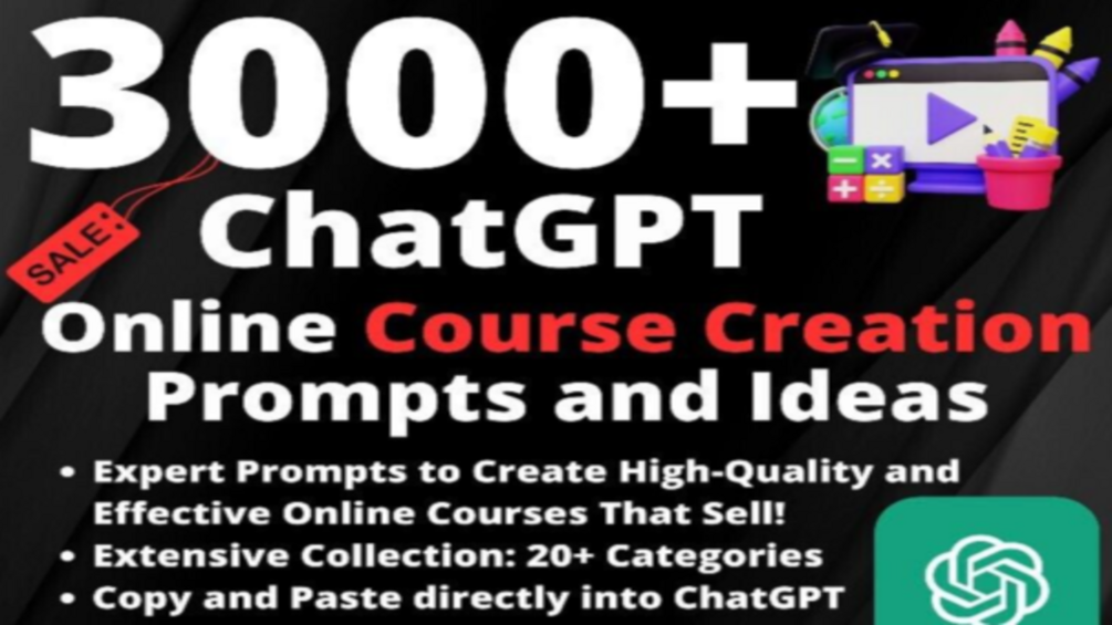 ChatGPT and Google Bart Prompts for Online Course Creation