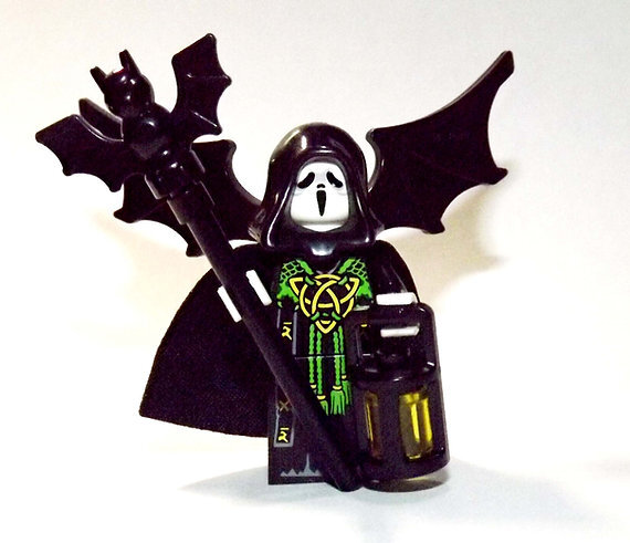 Death Angel Horror Movie Halloween Ghost Ghoul Custom Minifigure