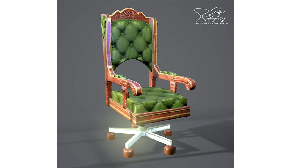 3D stylized Chair