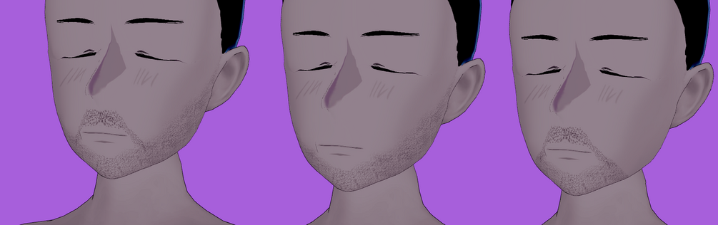 [KK] Male Stubble Beard Overlays