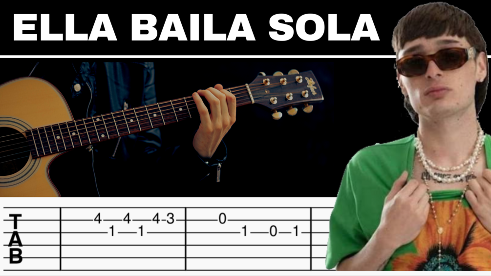 Ella Baila Sola - Eslabon Armado y Peso Pluma - Tablatura (TAB ...