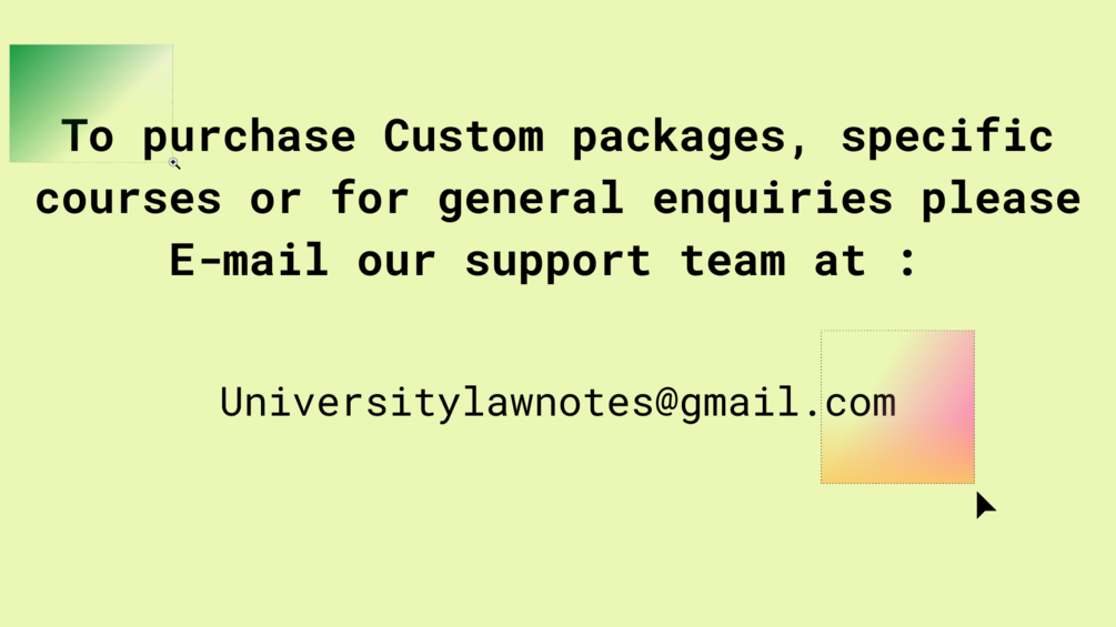 Queens Mary London First year law package