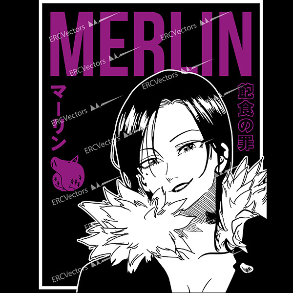 SVG Merlin Vector, PDF , PNG, SVG, AI