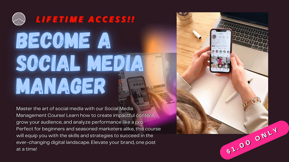 SOCIAL MEDIA MANAGER FULL COURSE: MASTER SMM IN JUST 1 DAY