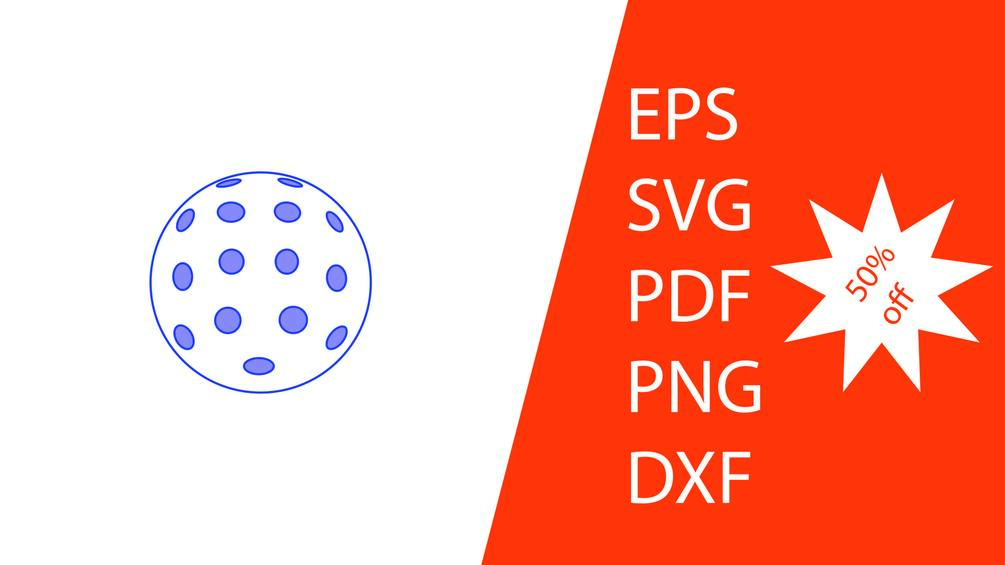 Pickleball Ball: Custom Designs and Vector Art for Digital Download