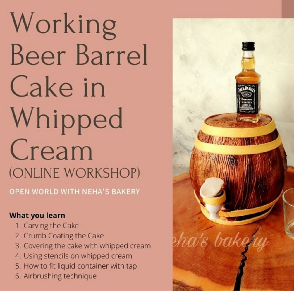 Cake Tutorial - Working Beer Barrel Cake