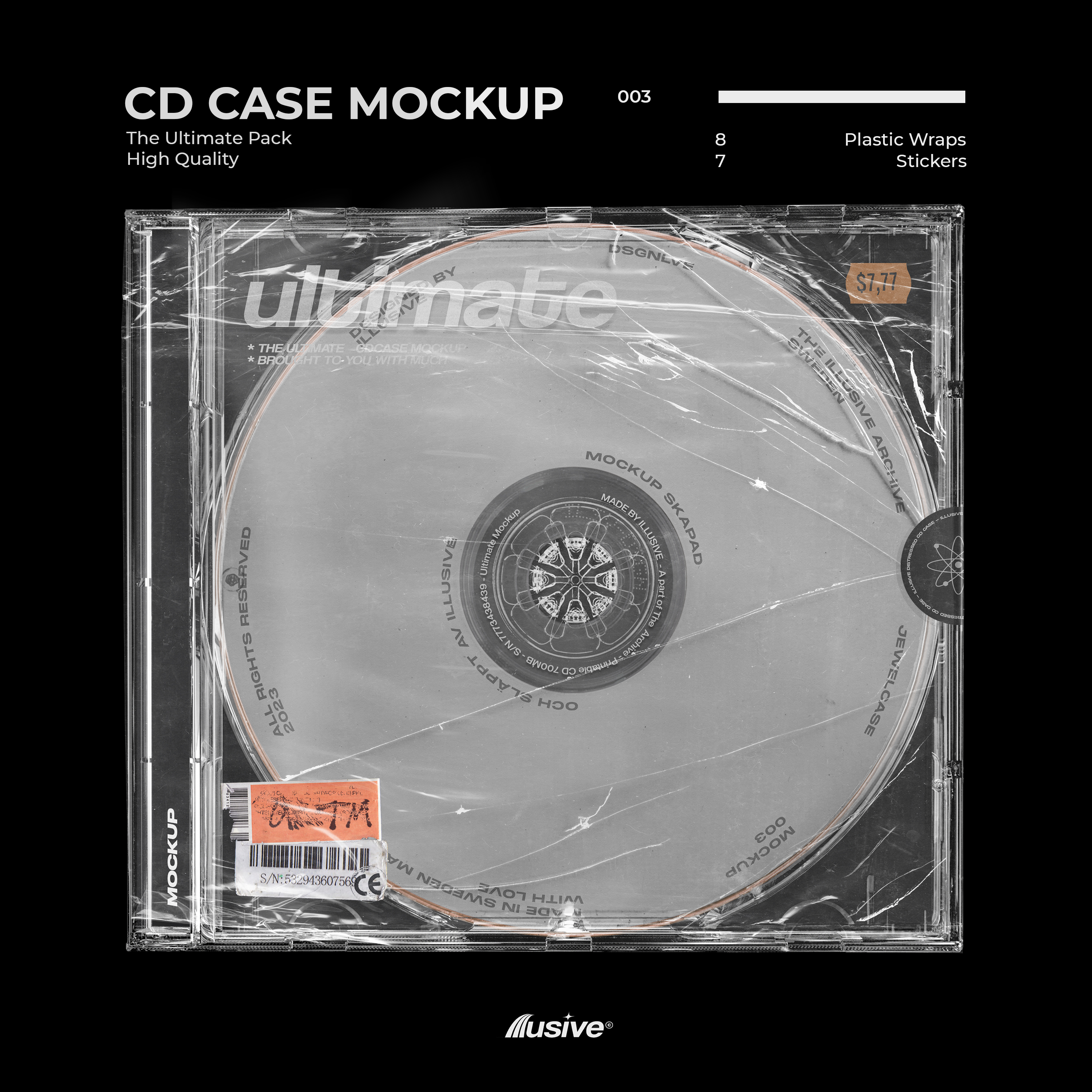 ULTIMATE CD CASE MOCKUP PACK - NINETY6
