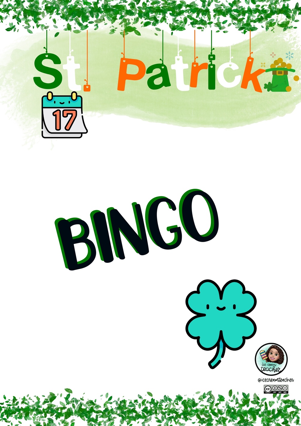 ST.PATRICK BINGO