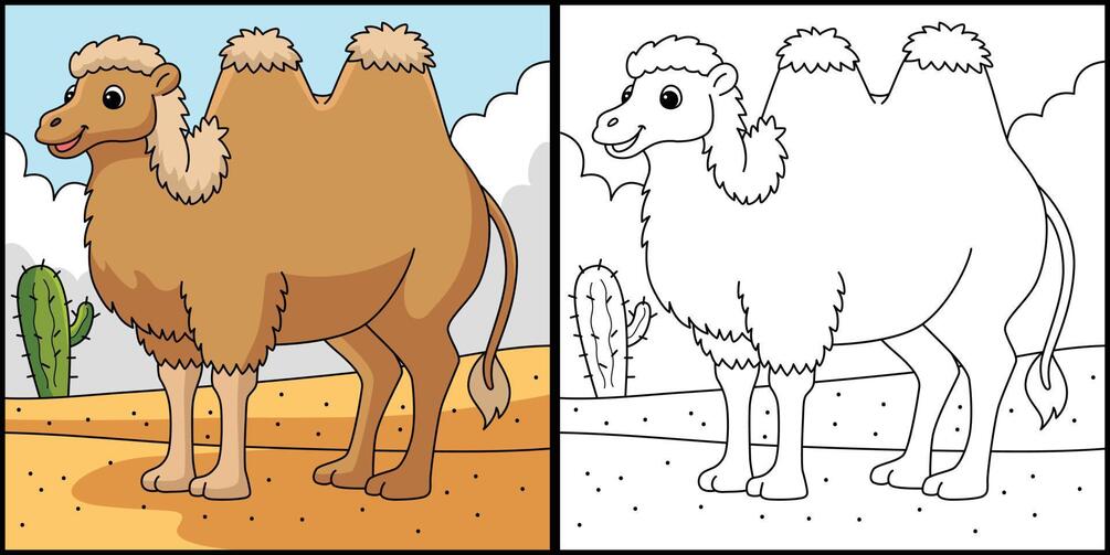 Printable Camel Coloring Pages for Kids - Fun and Educational Activity