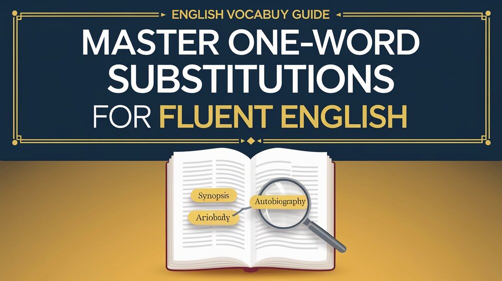 Master One-Word Substitutions for Fluent English