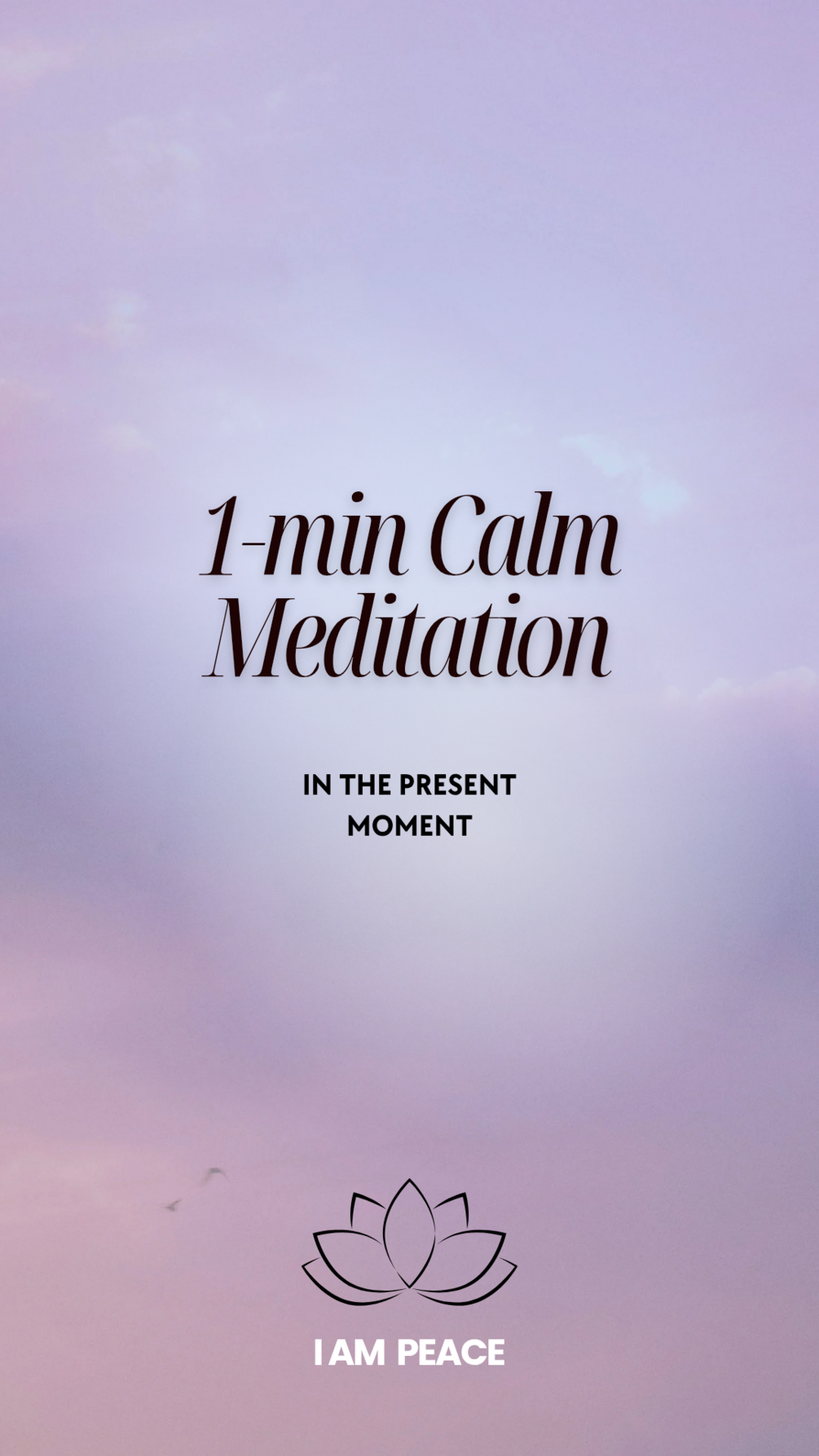 1-Minute Calm Reset – Guided Audio Meditation