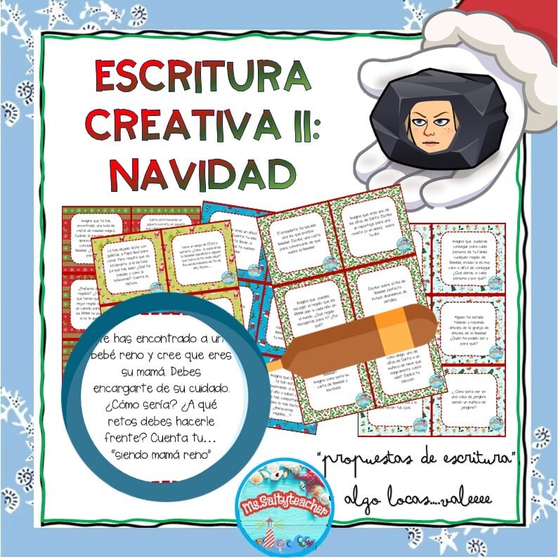 ESCRITURA CREATIVA II: NAVIDAD propuestas de escritura -castellano
