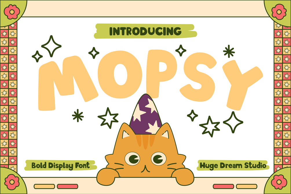 Mopsy - Bold Display Font