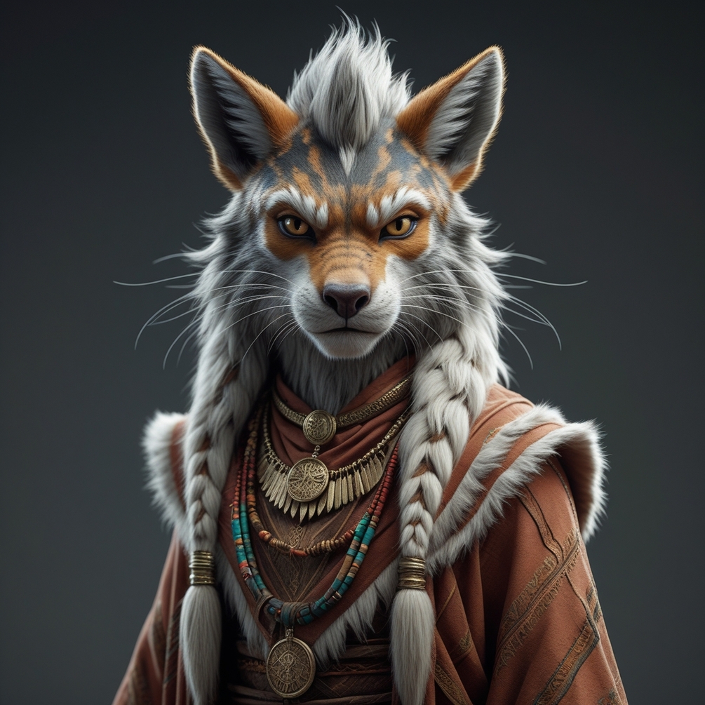 "Fantasy Anthropomorphic Warriors - 4 Premium Character Art Collection"