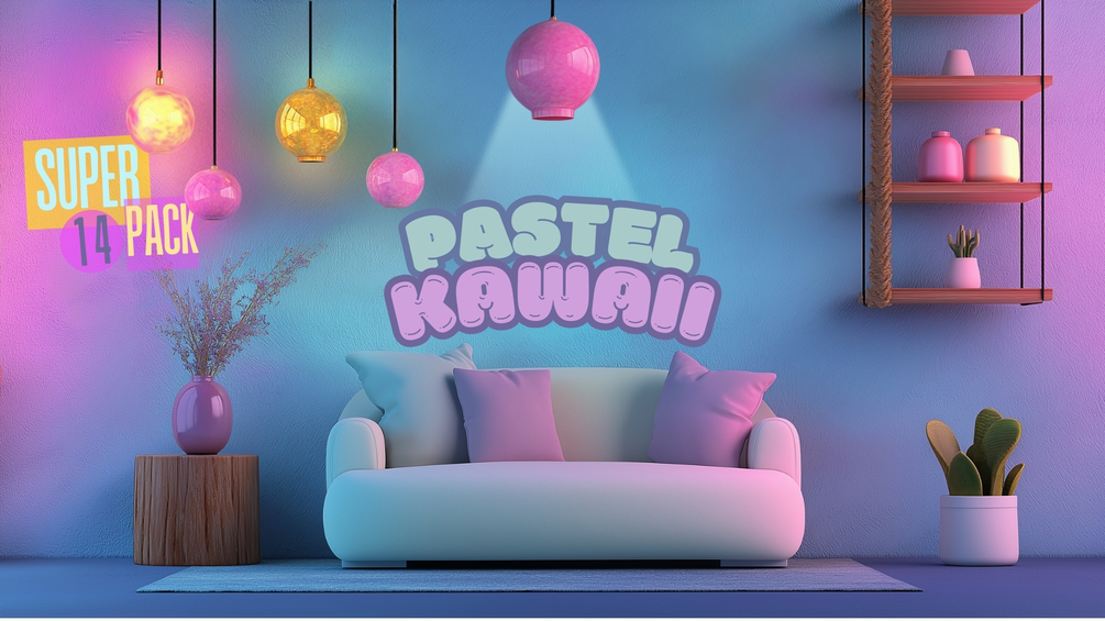 Pastel Kawaii Virtual Background