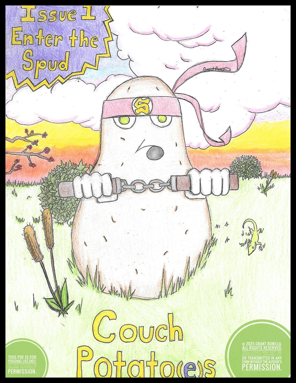 Couch Potatoes Issue 1 Sun and Moon Limited Edition