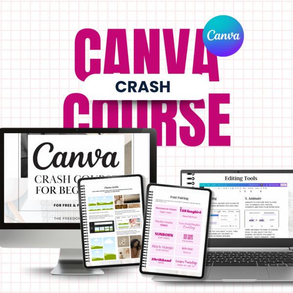 Digital Product Framework, Canva Crash Course, and Faceless Marketing ...
