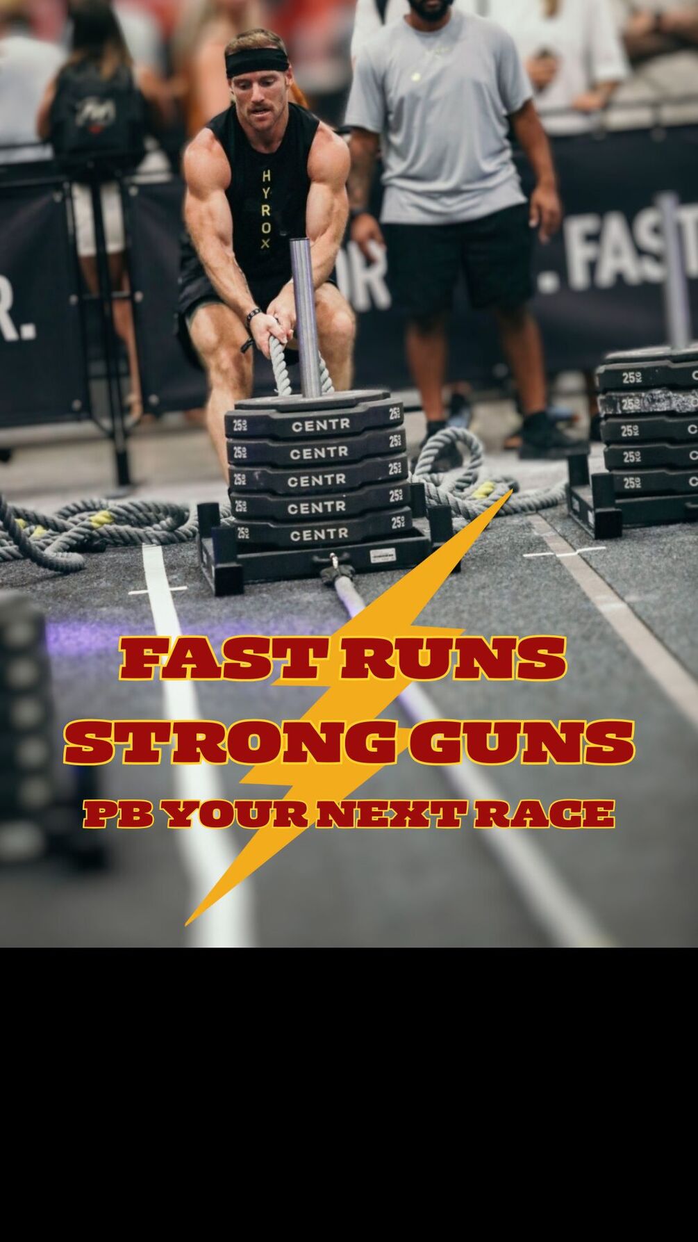 Fast runs Strong guns - PB your next race with my online coaching program.