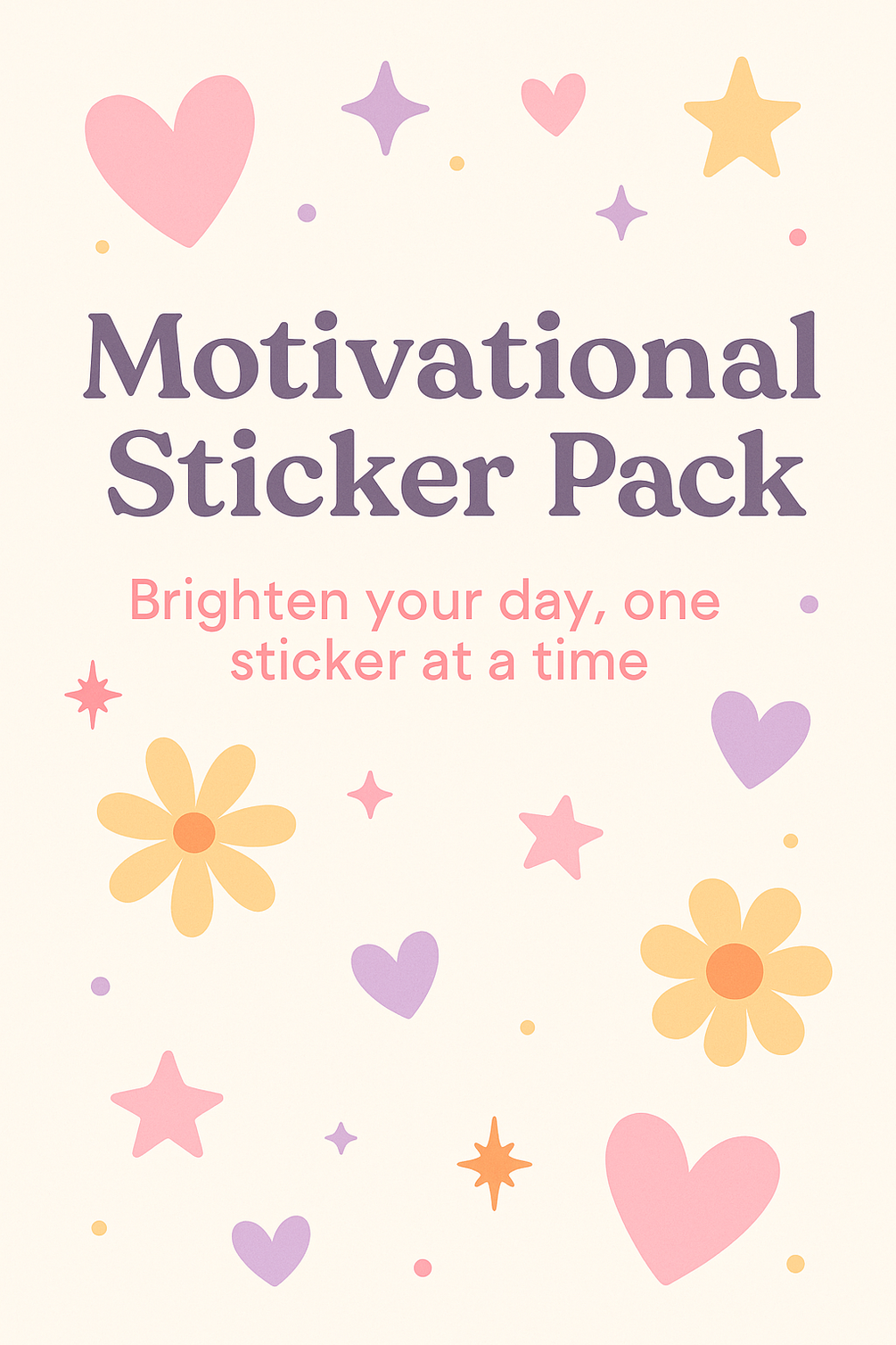 Positive Vibes Sticker Pack – Printable Motivation for Your Daily Boost
