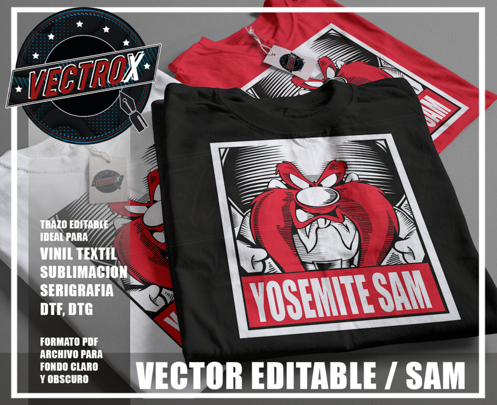 Vector Editable - Sam