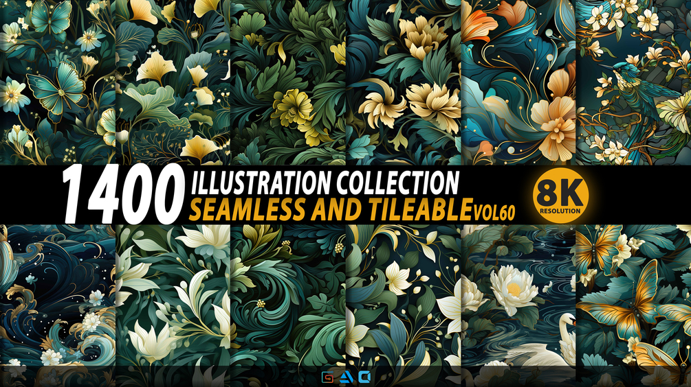 +1400 illustration Collection | Vol60 | 8K Res