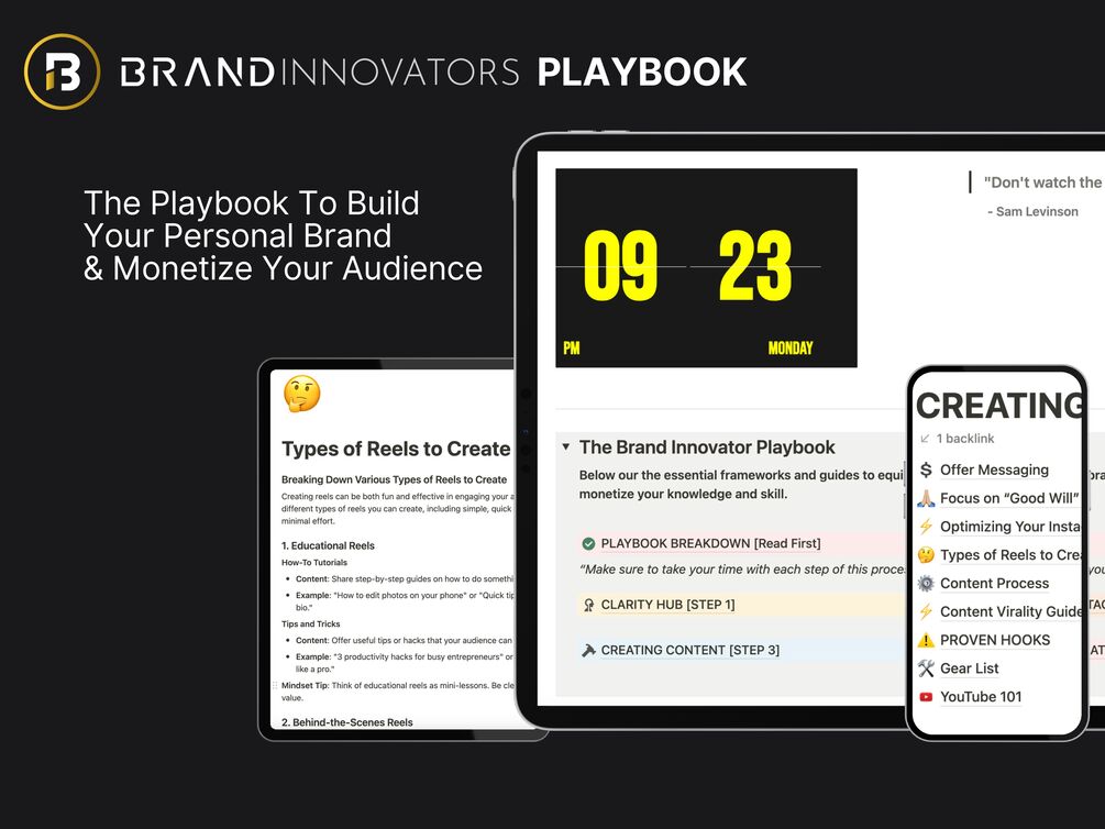 Brand Innovator Playbook