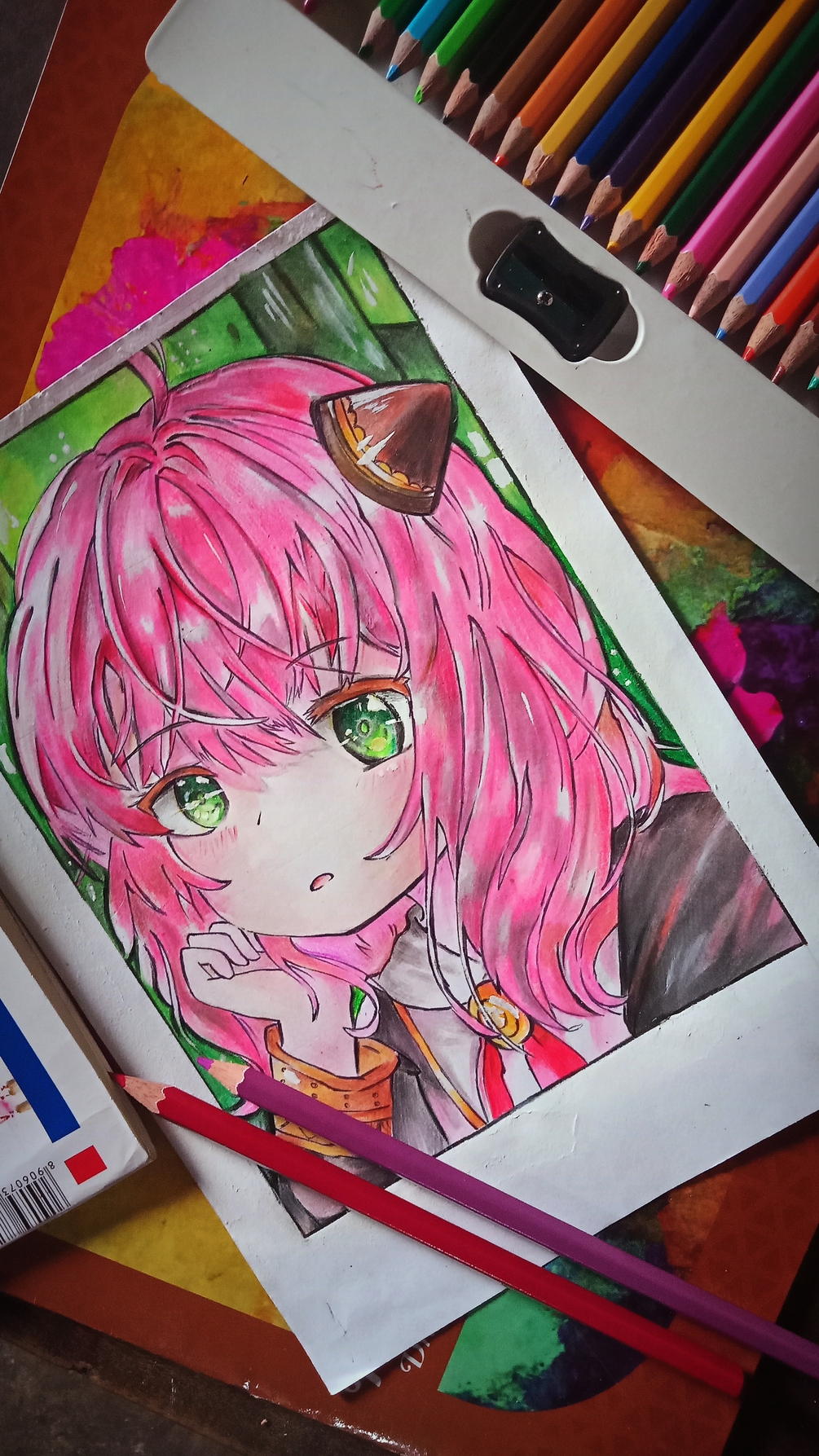Anya forger fanart I Spy x family Printable Anime Wall Art I Digital ...