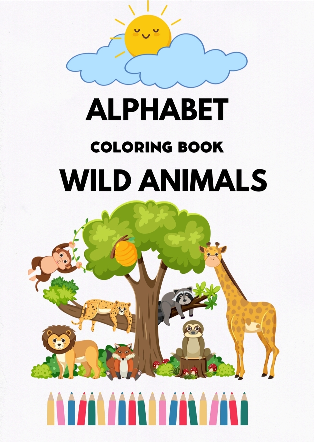 Alphabet Jungle: A to Z Wild Animals Coloring Fun